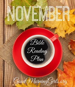 November Bible Reading Plan {11.2.14} - Women Living Well