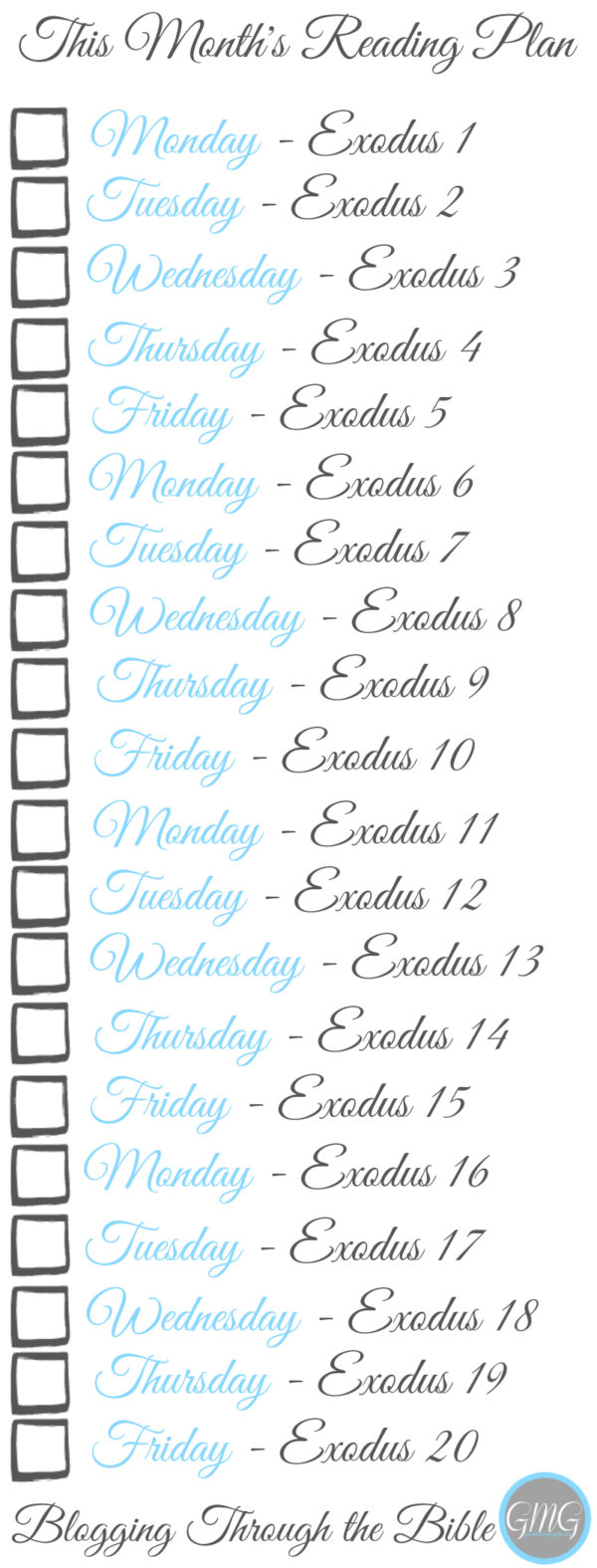 January Bible Reading Plan, Workbooks, New Schedule & The Forum is Open ...