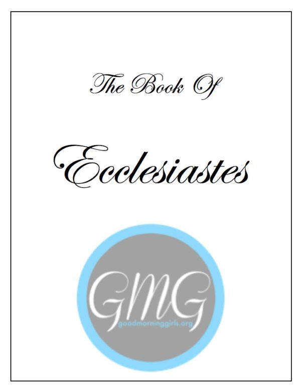 All the Ecclesiastes Bible Study Materials in One Place {including Open ...