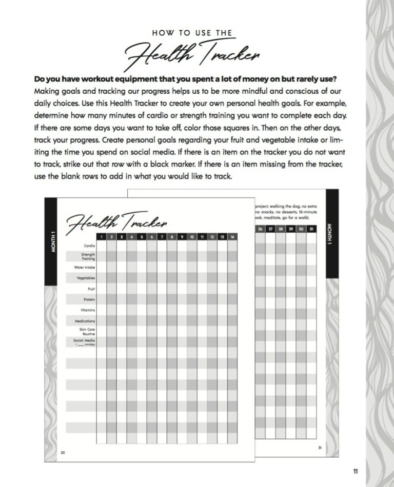 Introducing Women Living Well's 3-Month Habit Trackers - Women Living Well