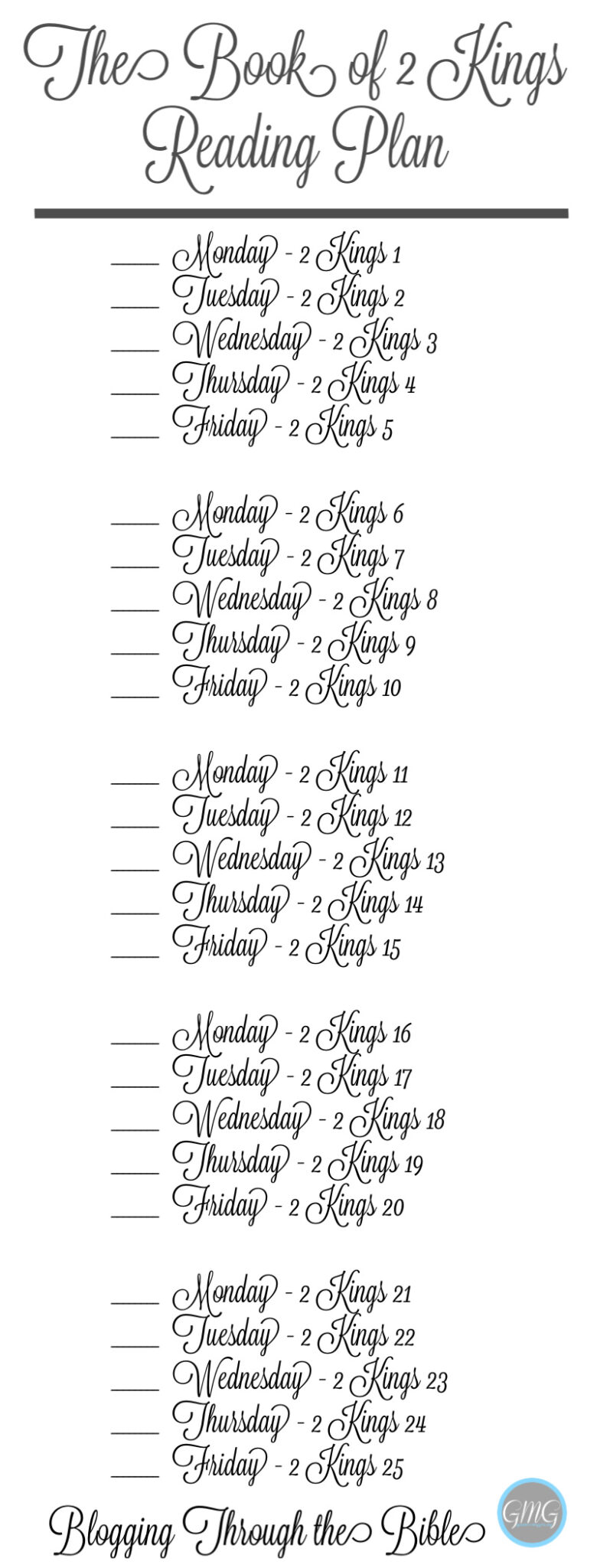 It's Time to Begin! {Intro and Resources for 2 Kings 1-5} - Women ...