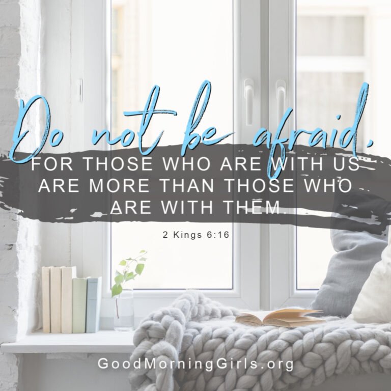 Good Morning Girls Resources {2 Kings 6-10} - Women Living Well