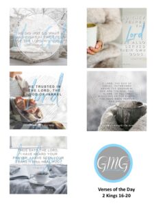 Good Morning Girls Resources {2 Kings 16-20} - Women Living Well