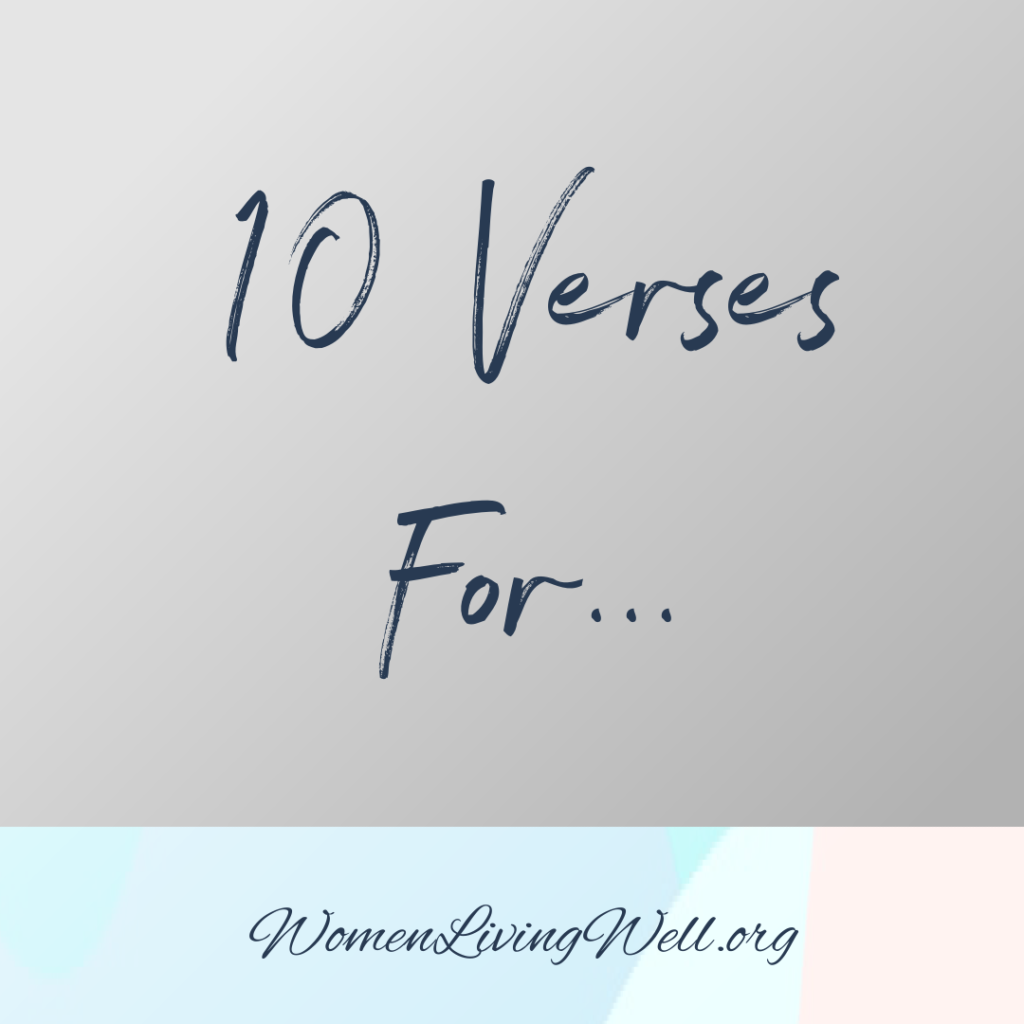 10 Verses For... - Women Living Well