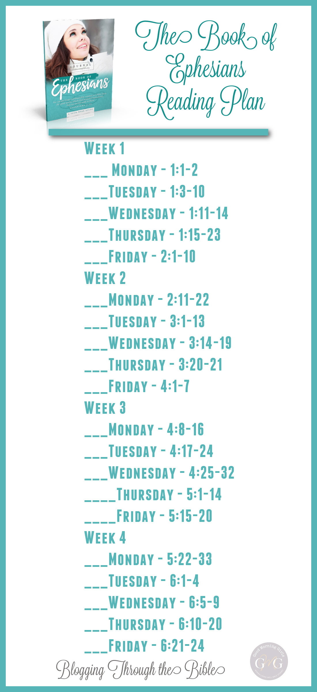 It's Time to Begin! {Intro and Resources for Ephesians Week 1} - Women ...