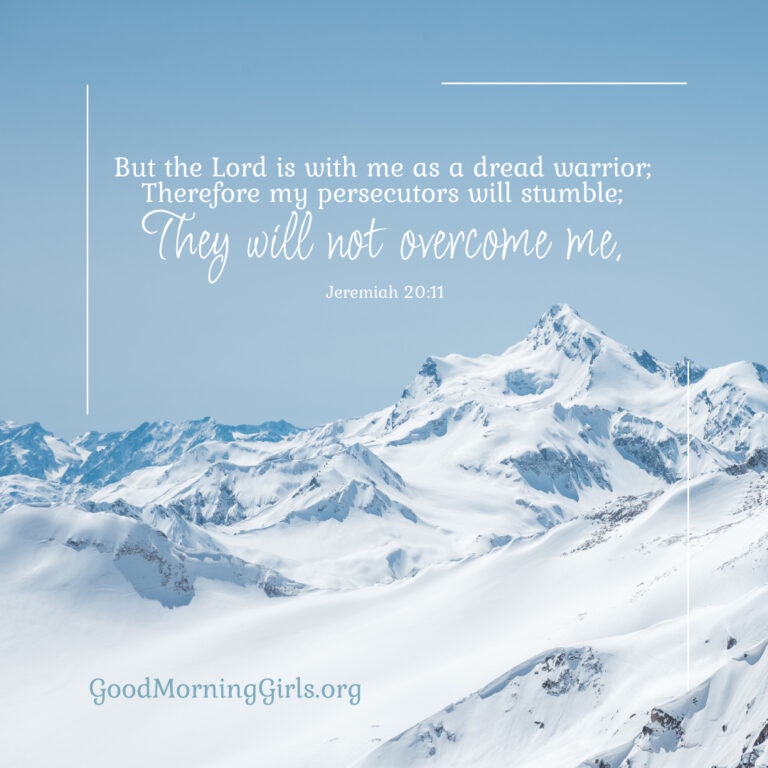 Jeremiah: Week 3 (Good Morning Girls Resources) - Women Living Well