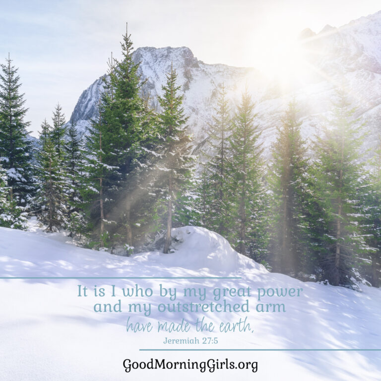 Jeremiah: Week 3 (Good Morning Girls Resources) - Women Living Well