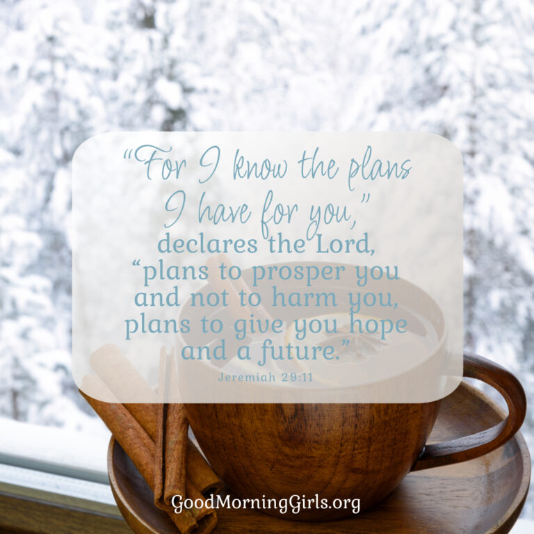 Jeremiah: Week 4 (Good Morning Girls Resources) - Women Living Well