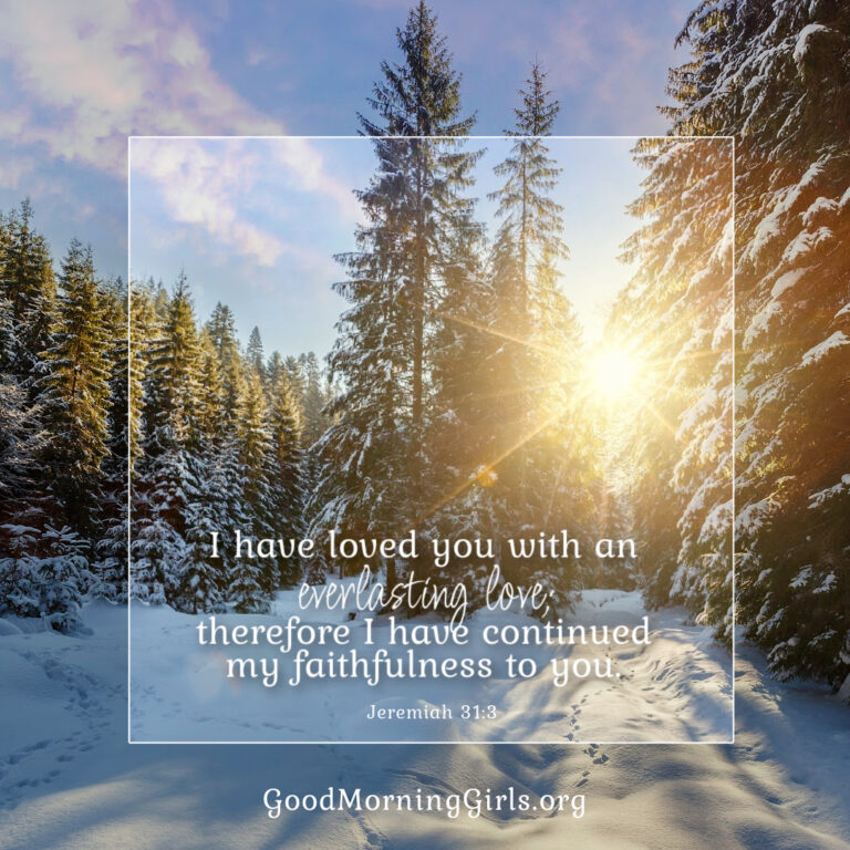 Jeremiah: Week 4 (Good Morning Girls Resources) - Women Living Well