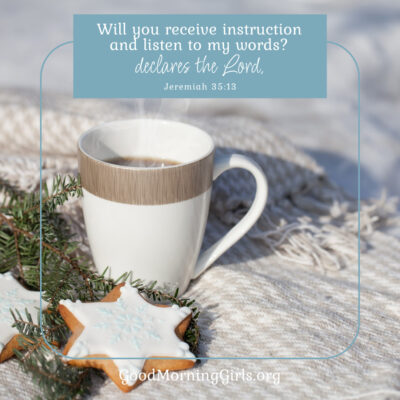Jeremiah: Week 4 (Good Morning Girls Resources) - Women Living Well